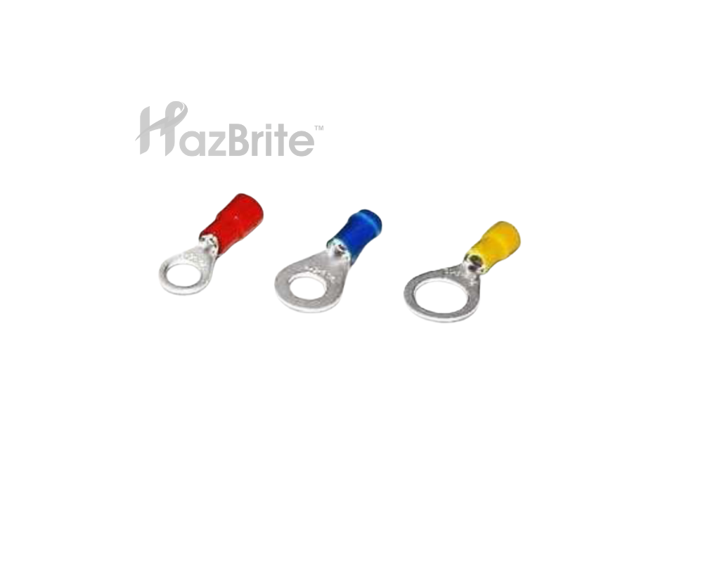COPPER RING CABLE LUG Crimping Type Insulated Tinned Copper Ring Cable ...